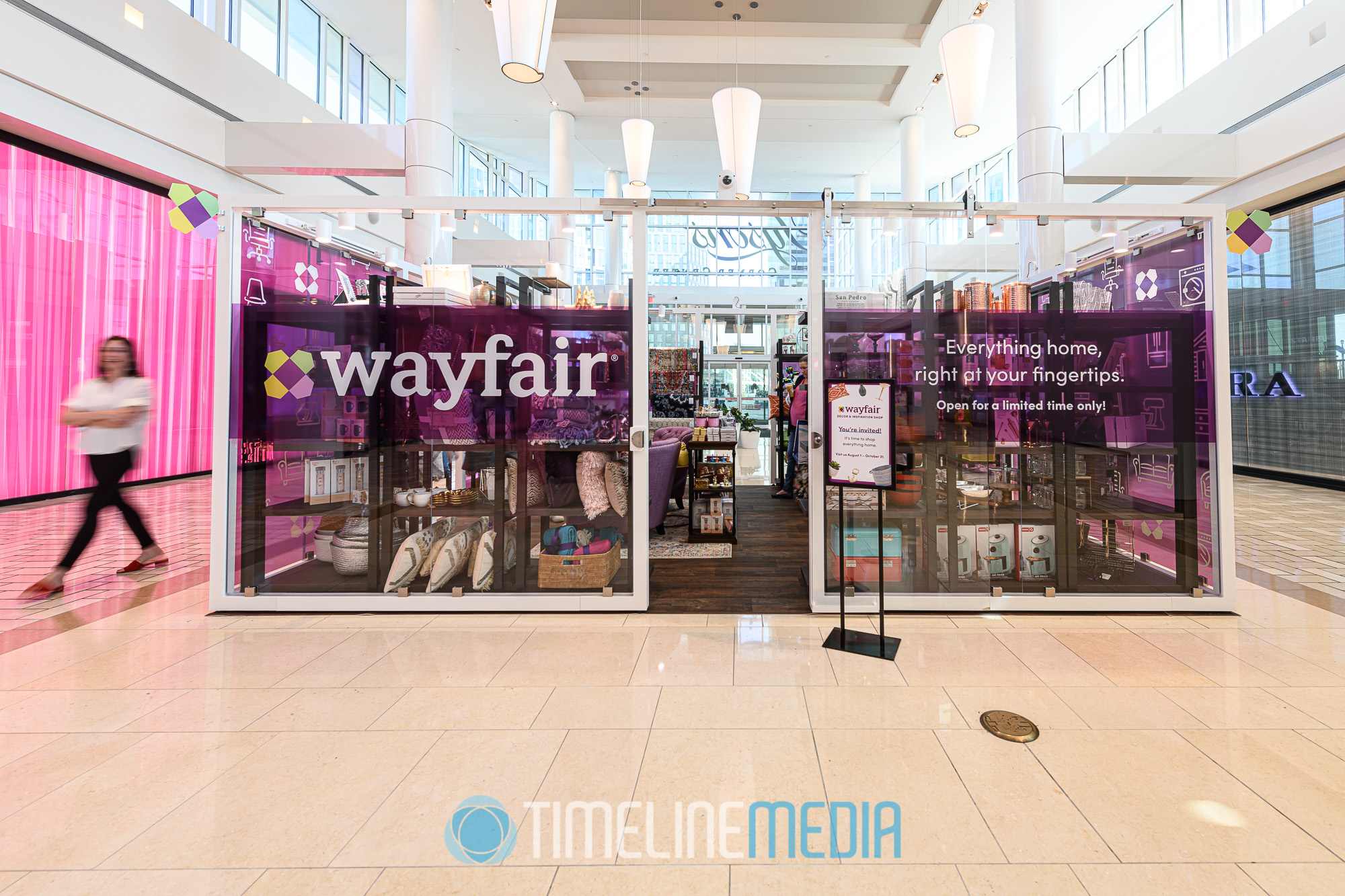 Wayfair Pop Up - Tysons Corner Center - TimeLine Media Blog