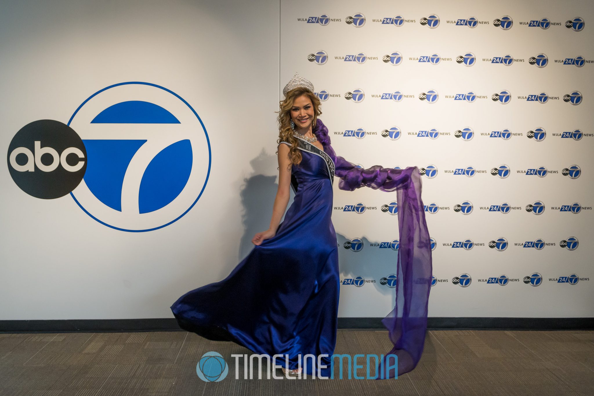 Live TV Studio - WJLA Ms. Cosmos USA models - TimeLine Media Blog