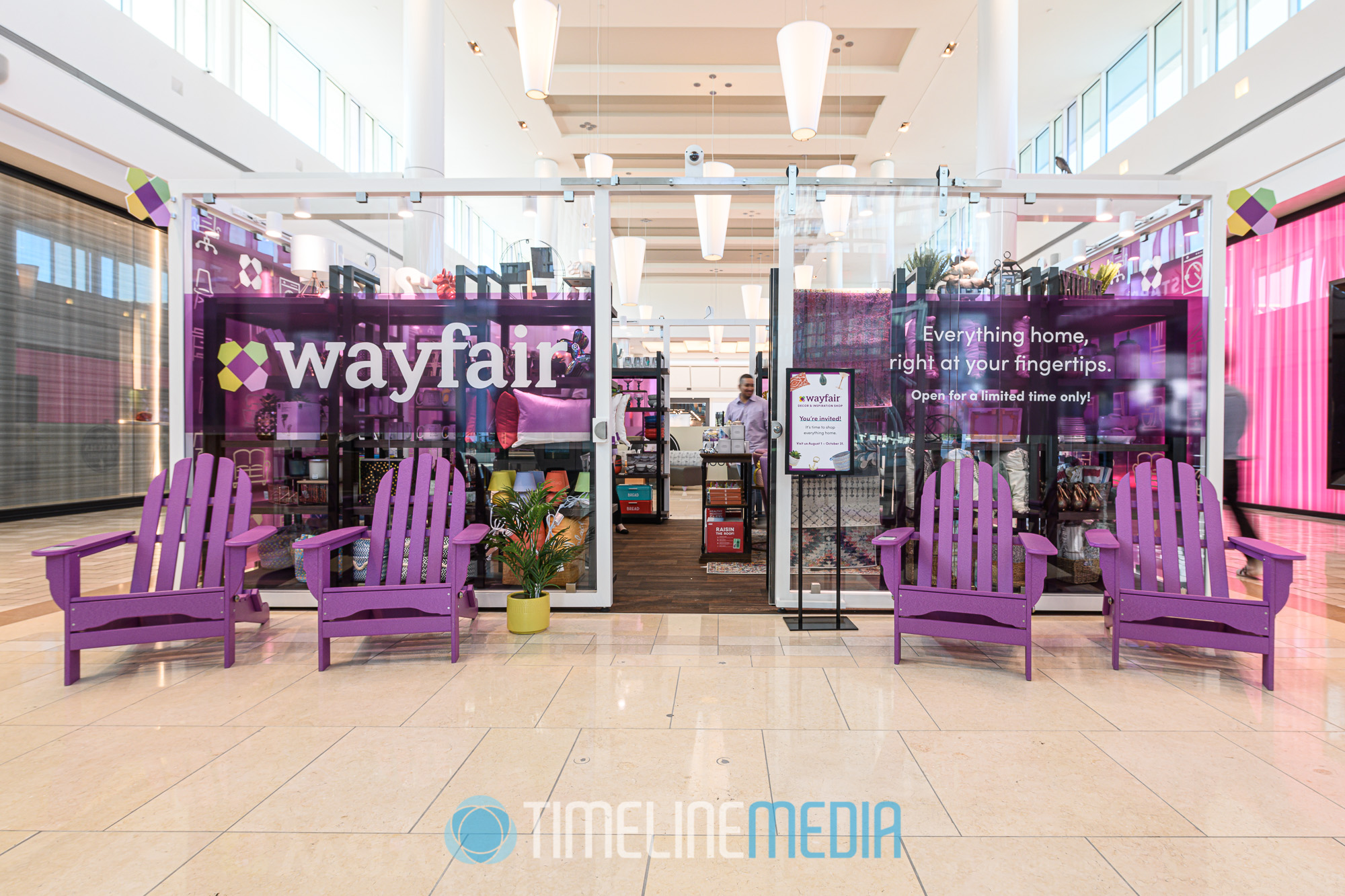 Wayfair Pop Up - Tysons Corner Center - TimeLine Media Blog
