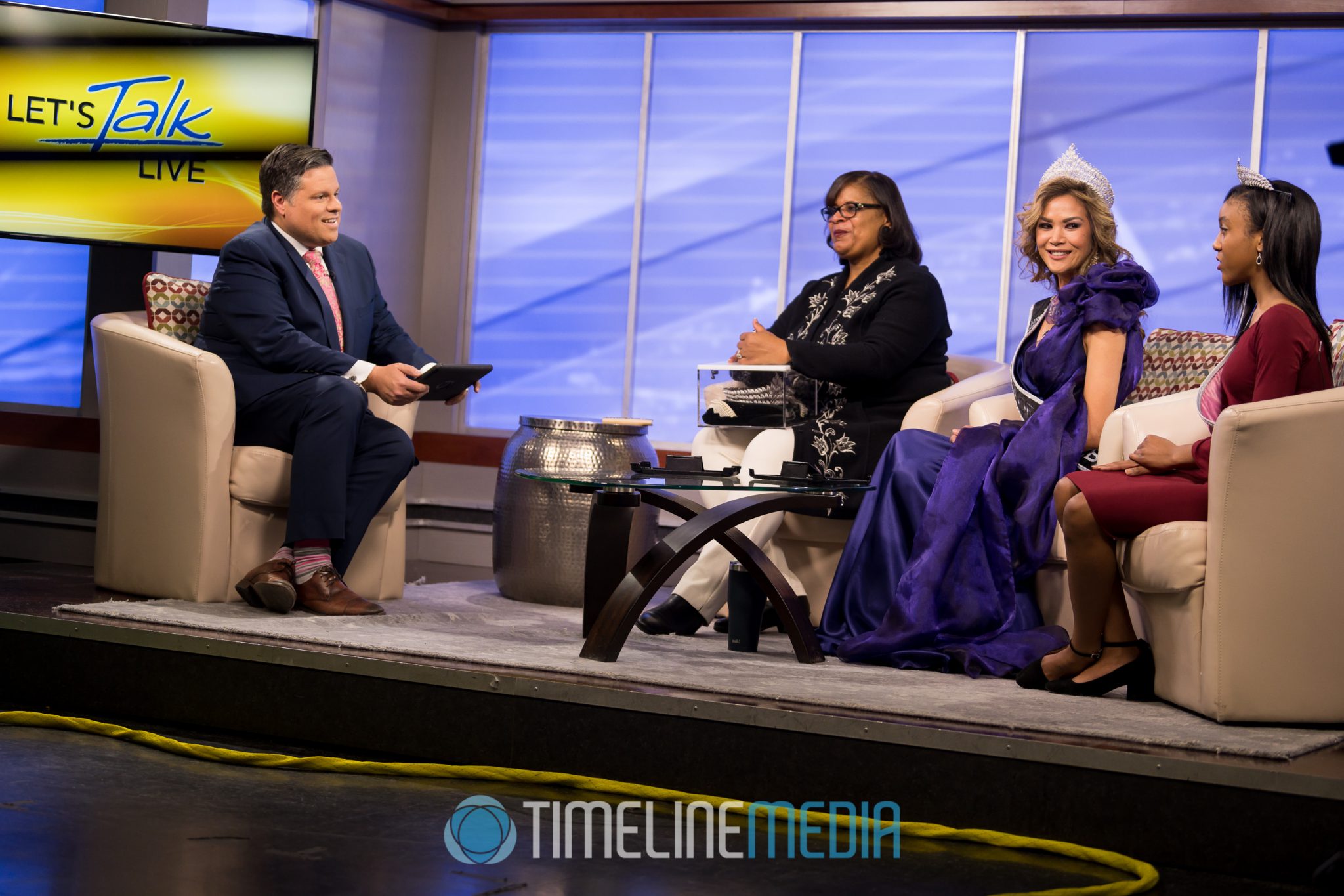 Live TV Studio - WJLA Ms. Cosmos USA models - TimeLine Media Blog